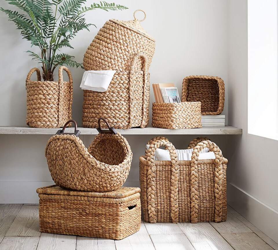 Beachcomber Handwoven Rectangular Baskets